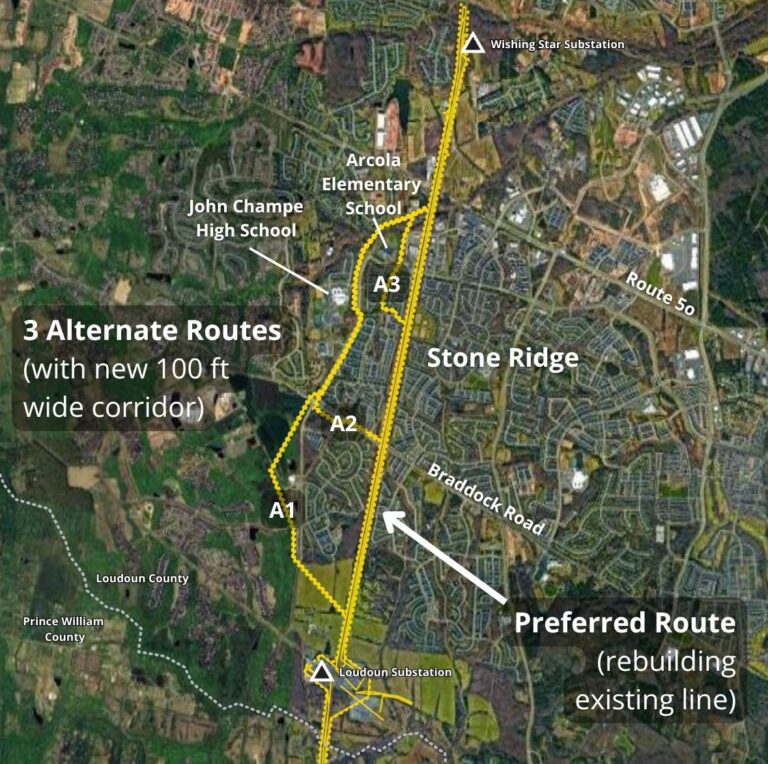 Proposed Transmission Line Routes in Loudoun Could Have Significant ...